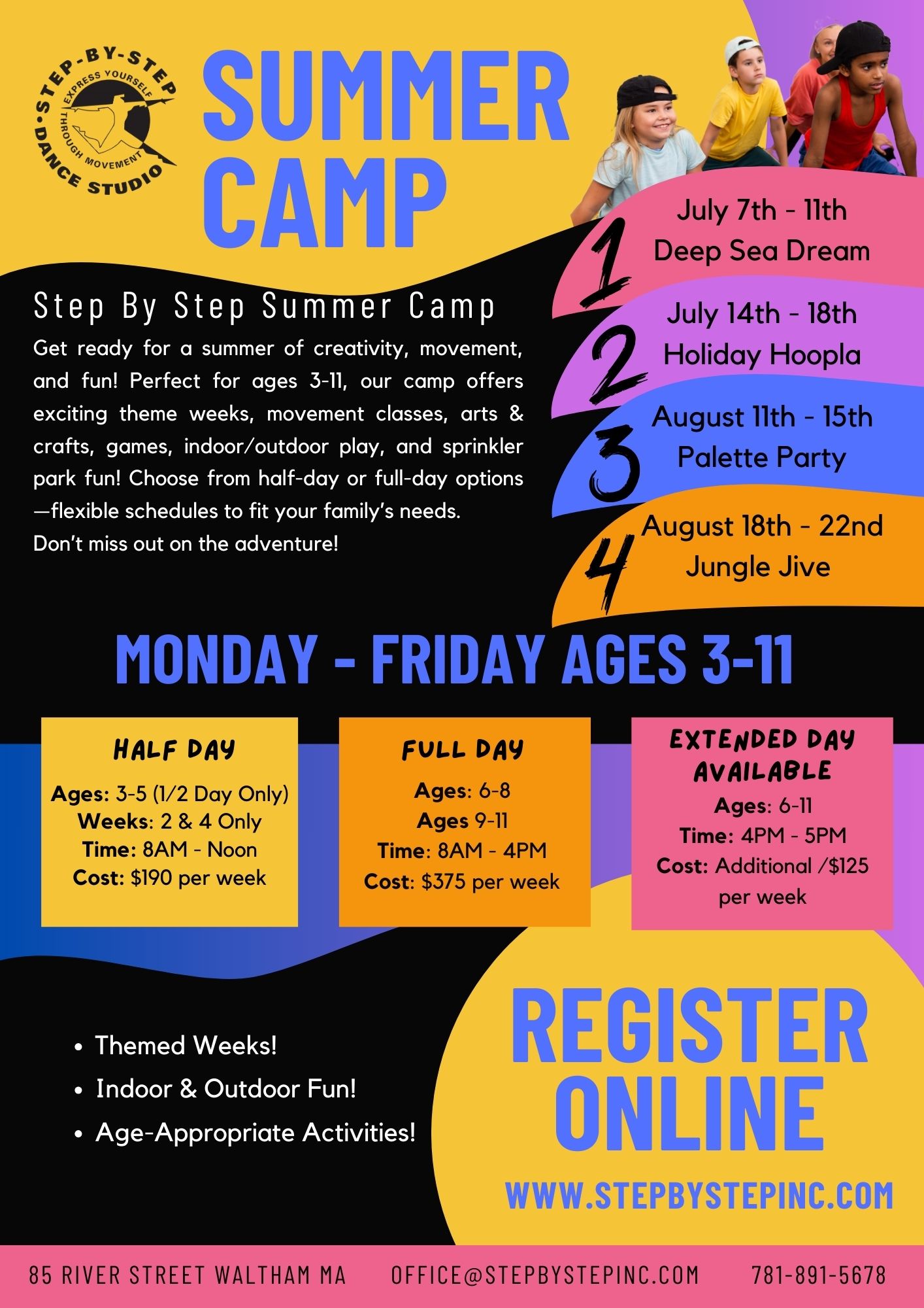 Summer Camp - Step By Step - Waltham Dance Studio